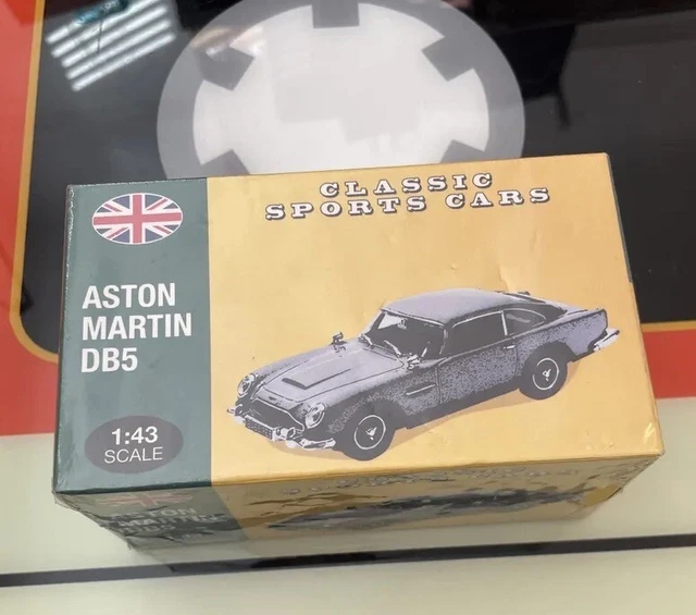 ASTON MARTIN DB5 Model Car 1:43 Scale Grey Atlas Norev Classic Sports ...