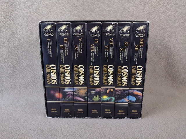 COSMOS COLLECTOR'S EDITION Carl Sagan 7 VHS Set New Sealed £41.33 ...