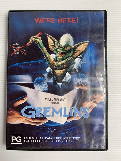 GREMLINS ZACH GALLIGAN Steven Spielberg DVD R4 Cult Thriller Classic $8 ...