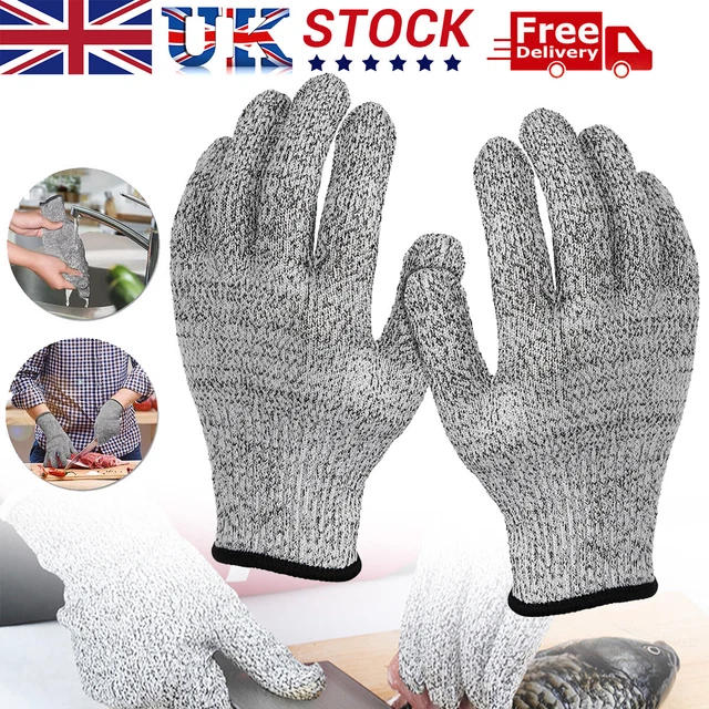 CUT PROOF RESISTANT Gloves Kitchen Butcher Working Gloves Hand Safety ...