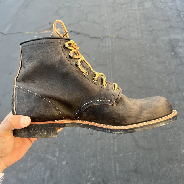 RED WING HERITAGE Blacksmith 3341 Charcoal Rough & Tough Boots Men's 8. ...