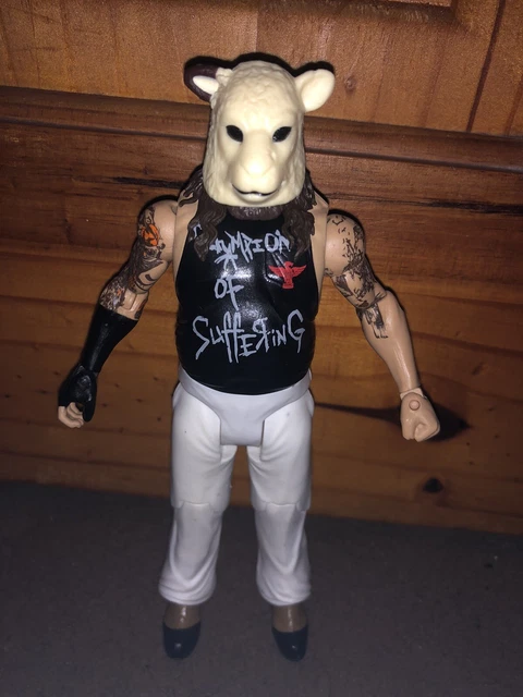 WWE BRAY WYATT Uncle Howdy Wyatt6 Sheep Mask Mattel Wrestling Figure £ ...