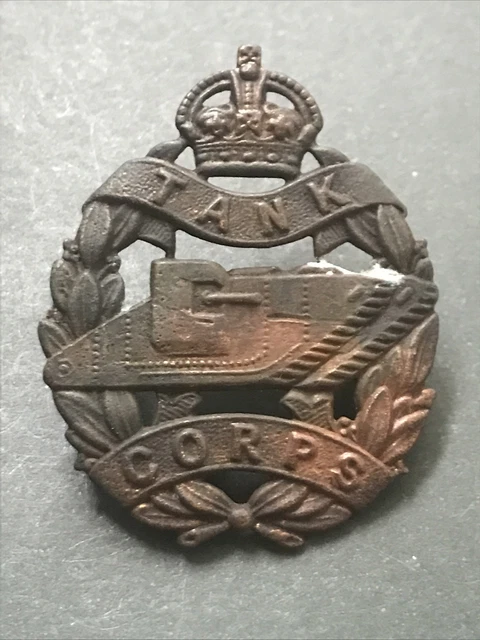 TANK CORPS BRITISH Army Cap Badge WW1 £18.00 - PicClick UK