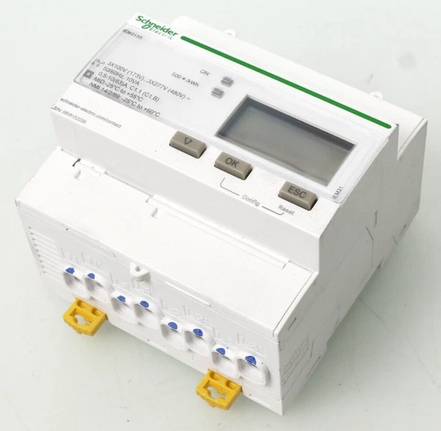 SCHNEIDER ELECTRIC THREE Phase Energy Meter A9MEM3155 EUR 159,90 ...