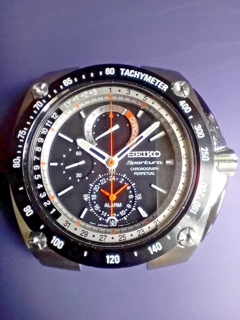 SEIKO SPORTURA CHRONOGRAPH Perpetual SPC047P2 - SAMPLE WATCH - ***Non ...