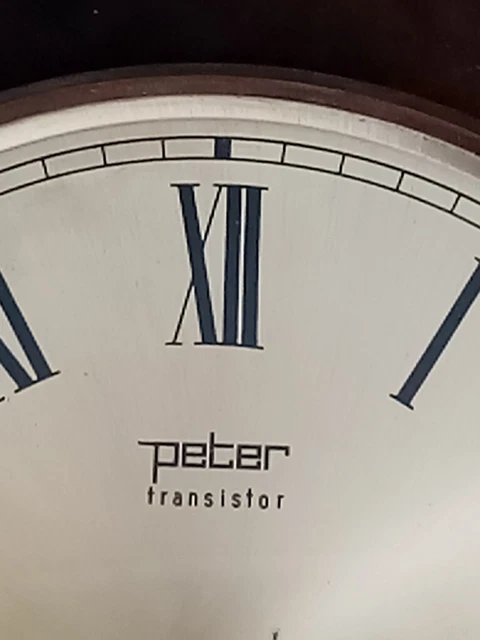 VINTAGE PETER TRANSISTOR Clock Leather Case Made In Germany $40.00 ...