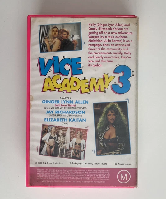 VICE ACADEMY 3 [VHS] 21st Century Pictures Big Box Ex-Rental Video Tape ...