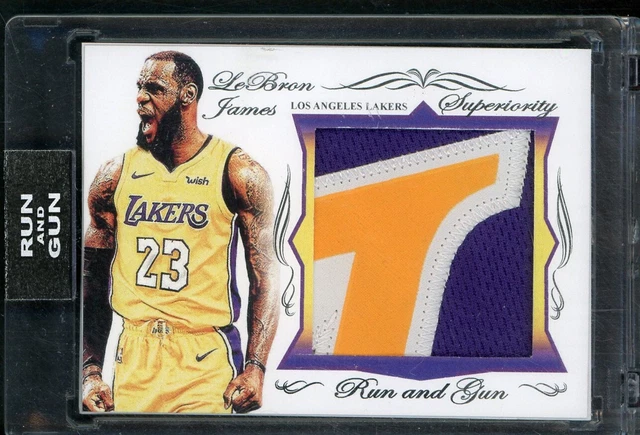2018 RUN AND Gun Superiority LeBron James Lakers 3-Color Patch EUR 4,97 ...
