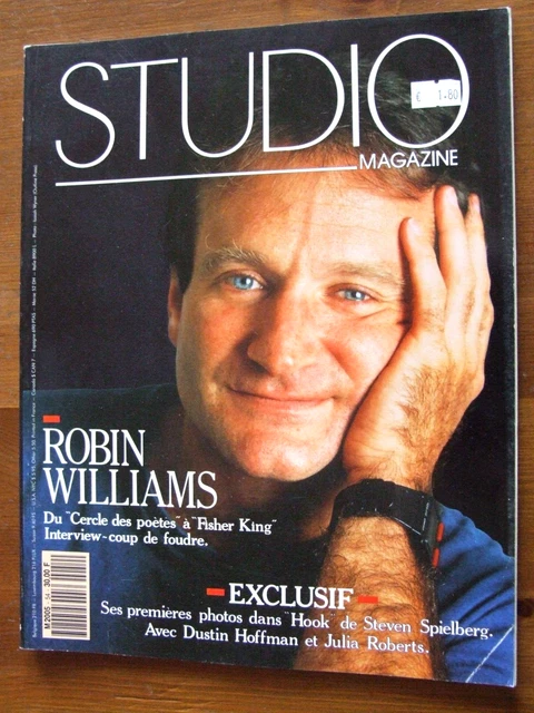 MAGAZINE STUDIO N°54 1991 Robin Williams Hook Steven Spielberg Photos ...