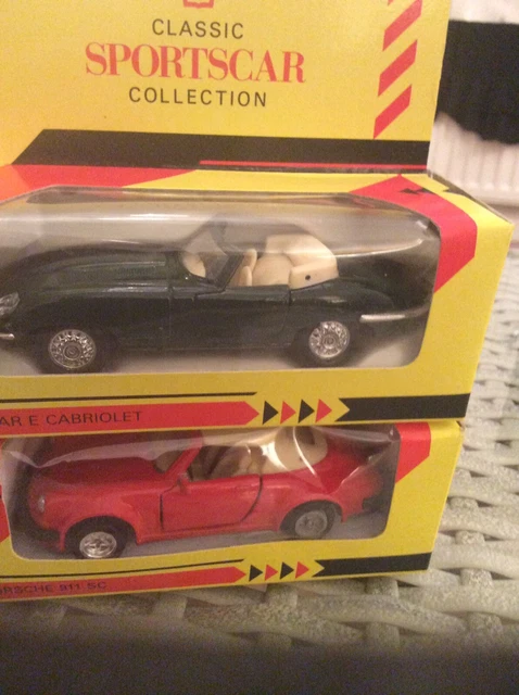 SHELL CLASSIC SPORTSCAR Collection Jaguar E Cabriolet And Porsche 911 ...