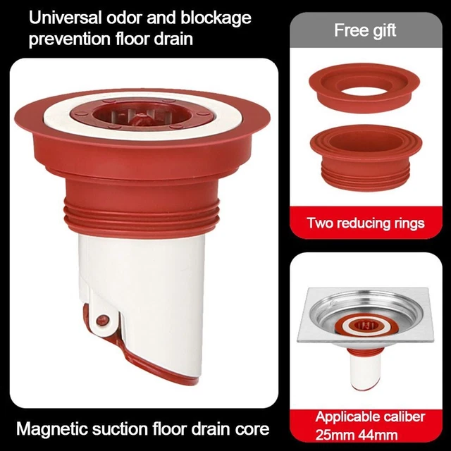 ANTI-ODOR SHOWER FLOOR Drain Backflow Preventer Fast Drainage Floor ...