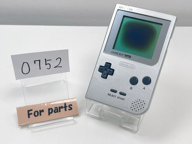 POUR LES PIÈCES GameBoy Pocket Silver Game Boy Console MGB-001 ECPU-01 ...