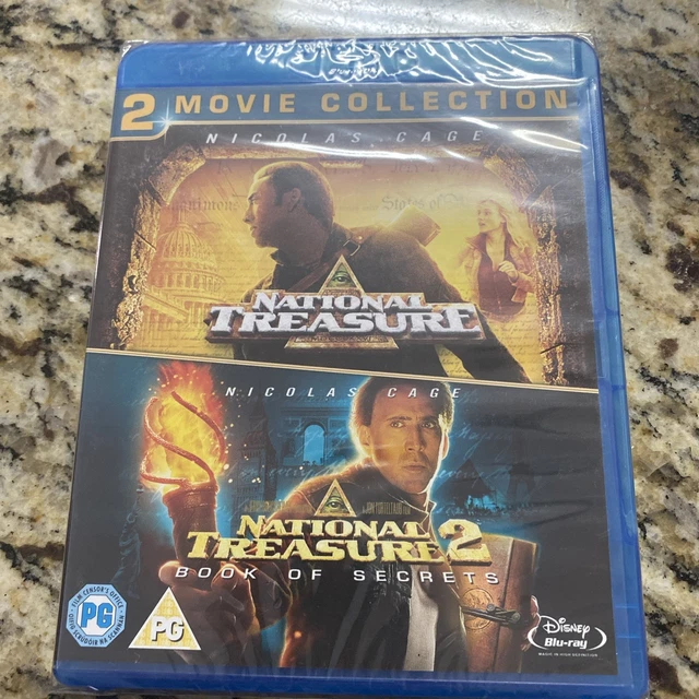 NATIONAL TREASURE 1 & 2 [Blu-ray Set] Book of Secrets Collection New ...