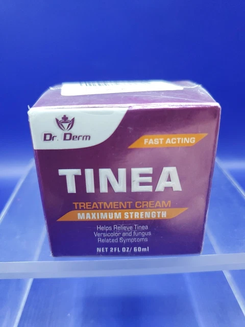 DR. DERM TINEA Treatment Cream Maximum Strength Fast Acting Exp 06/27 ...