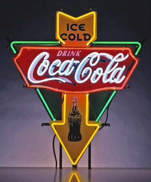 DRINK COCA COLA Ice Cold Neon Light Sign 19"X15" Beer Lamp Bar Decor ...