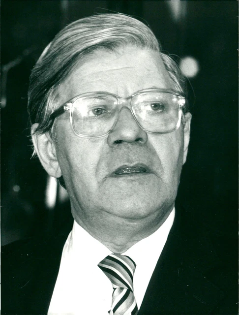 HELMUT SCHMIDT, FORMER Chancellor of Germany - Vintage Photograph ...