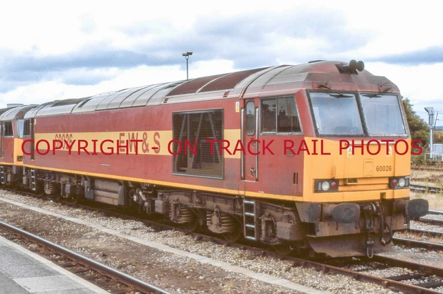 UK RAILWAY PHOTOGRAPH Of Class 60 60026. Rm60-630 £1.70 - PicClick UK