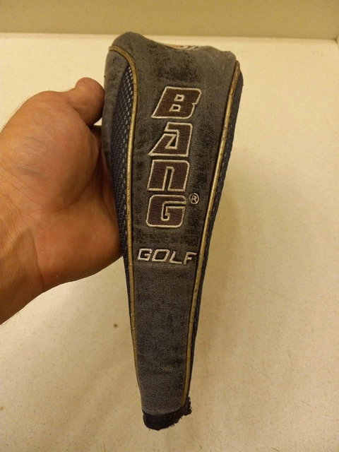 BANG GOLF BANG-O-MATIC 4 Wood Golf Club Head Cover Gray/Black $20.99 ...