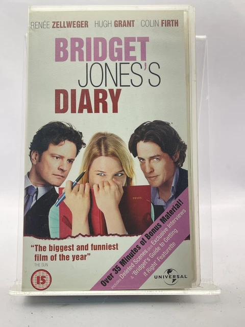 BRIDGET JONE'S DIARY VHS Video Tape £7.99 - PicClick UK
