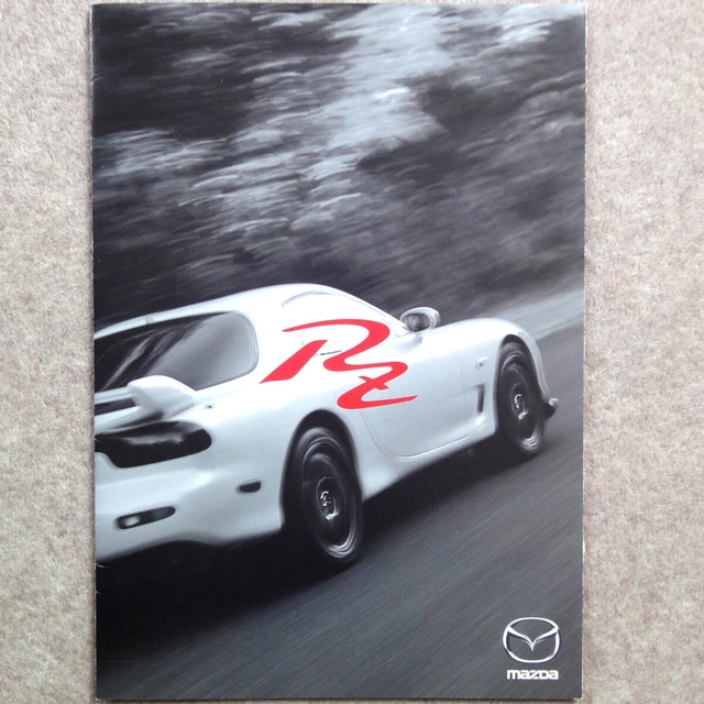MAZDA RX-7 TYPE RZ FD3S Brochure Dealer Catalog 2000 £72.30 - PicClick UK