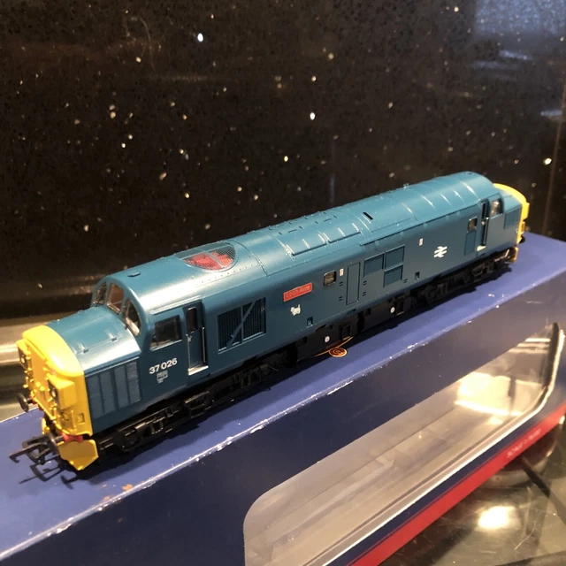 BACHMANN OO GAUGE Class 37 37026 Loch Awe BR Blue DCC Ready Mint ...