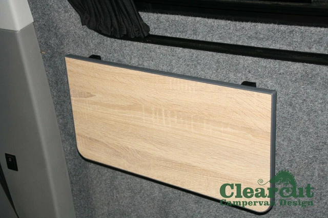 SMALL CAMPERVAN FOLDING Table Shelf Motorhome Caravan Oak Effect EUR 37 ...