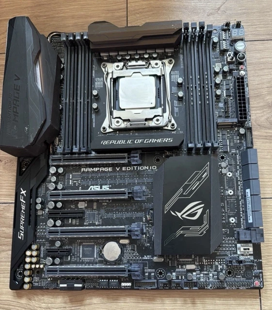 ASUS RAMPAGE V Extreme X99 DDR4 LGA2011-3 Motherboard £104.72 - PicClick UK