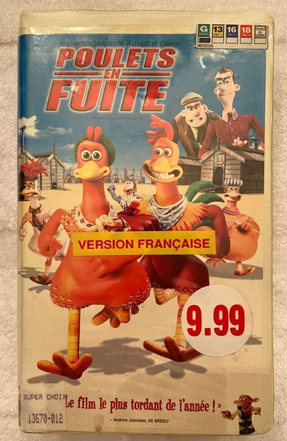 POULET EN FUITE - Cassette VHS Walt Disney en Francais EUR 827,23 ...
