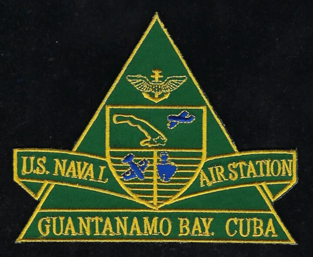 NAS GUANTANAMO BAY Us Navy Patch Marine Air Station Gtmo Marines Ein ...