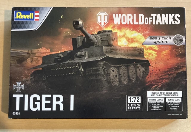 REVELL 03508 WOT Tiger I 1:72 ovp EUR 12,99 - PicClick DE