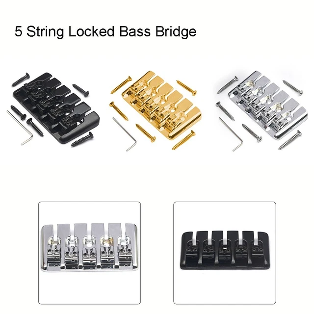 BASS TREMOLO BRIDGE Bass Tremolo Bridge Bass Sella per Basso Elettrico ...