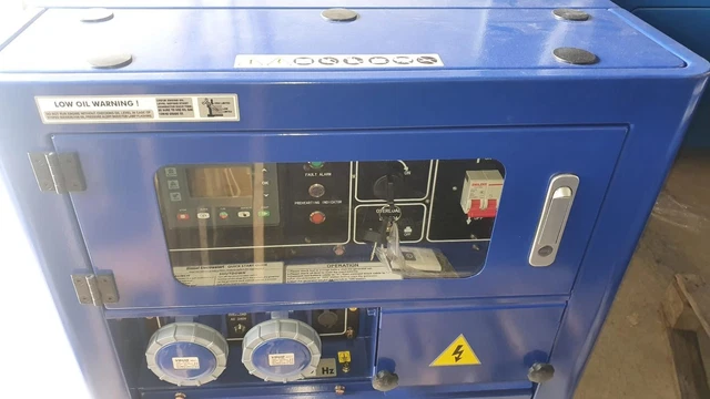 DIESEL GENERATOR 240V 10kVA house/workshop standby Gen-£1995+VAT ...