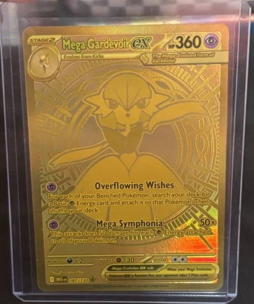 2025 POKEMON MEGA Evolution Gold Mega Gardevoir ex #187 $850.35 ...