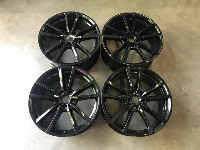 18& VW GOLF R Pretoria Style Alloy Wheels Gloss Gun Metal Golf MK5 MK6 ...