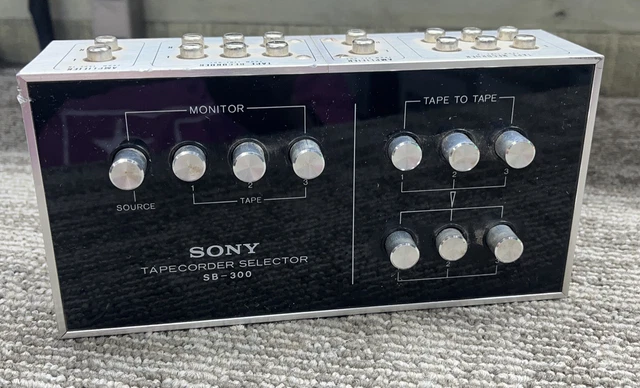 VINTAGE SONY SB-300 Tapecorder Selector Switch Box for Reel to Reel ...