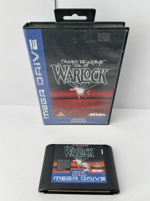 VINTAGE RARE WARLOCK Sega Mega Drive Complete With Box - No Manual £34. ...