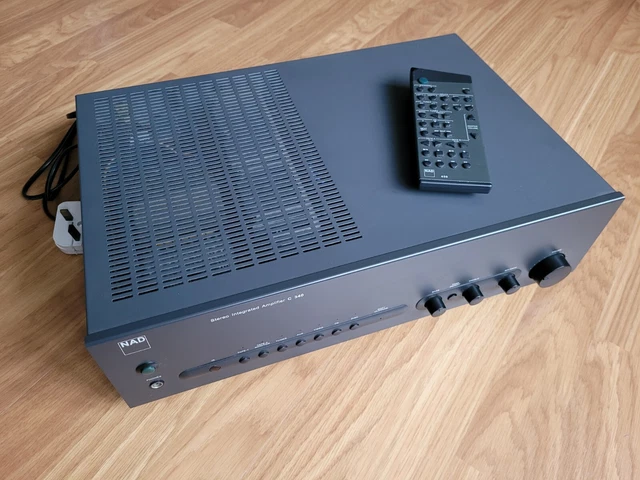 NAD C340 STEREO Integrated Amplifier with Remote £50.00 - PicClick UK