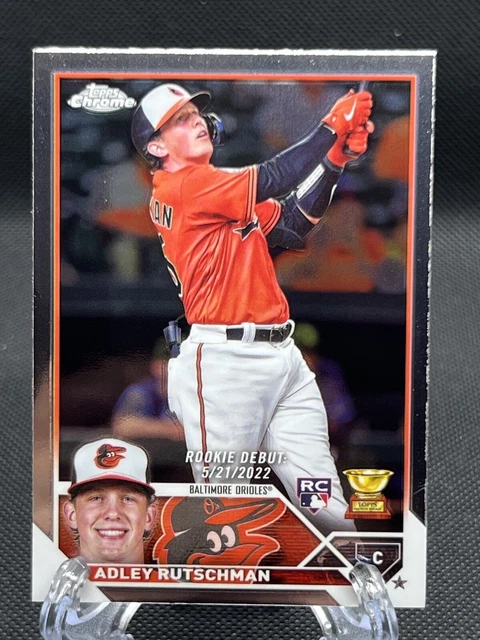 2023 TOPPS CHROM Update - Adley Rutschman - Rookie Karte RC #USC1 Orioles EUR 0,91 - PicClick DE