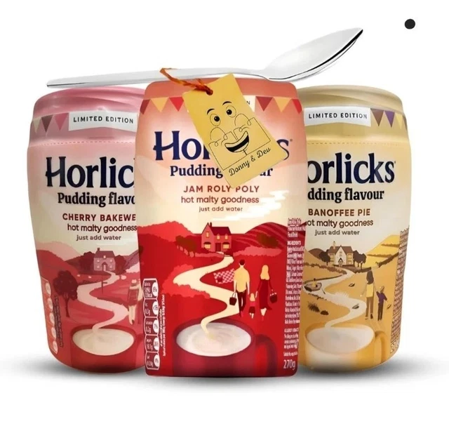 HORLICKS BUNDLED WITH Pudding Flavour, Jam Roly Poly & Banoffee Pie ...