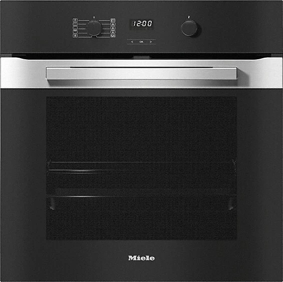 MIELE H2860BP EINBAUBACKOFEN Pyrolyse Glas schwarz Edelstahl EEK: A+ ...