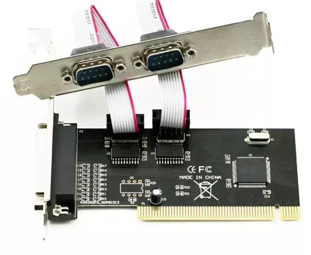 PCI TO LPT/COM Serial Parallel 25-pin printer DB9 expansion card 2S/4S ...