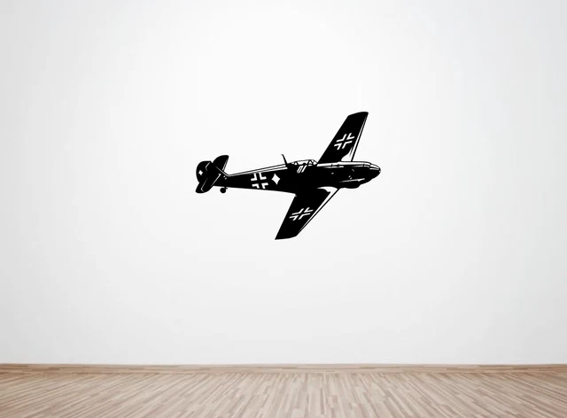 GERMAN WW2 MESSERSCHMITT ME / BF109 Fighter Plane wall art decal ...