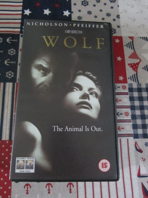 WOLF 1994 FILM Starring Jack Nicolson & Michelle Pfeiffer Vhs Video ...