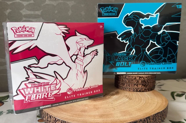 POKÉMON BLACK BOLT & White Flare Pokemon Center Elite Trainer Boxes ETB ...