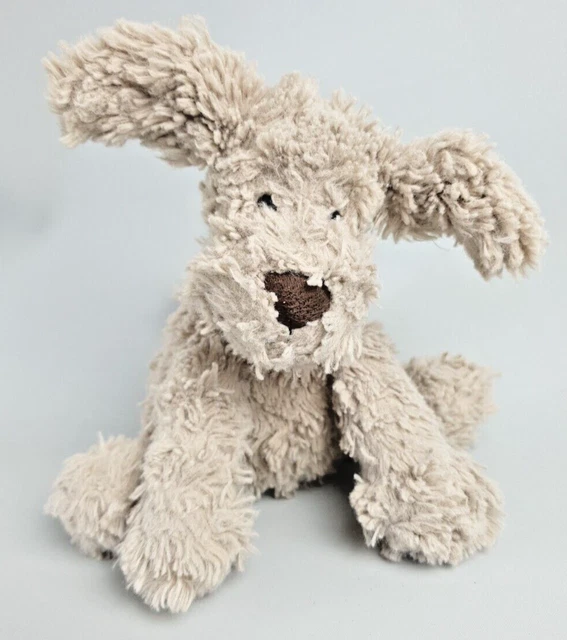 JELLYCAT FUDDLEWUDDLE RILEY Puppy Dog Beige Tan 6" Plush Soft Cuddly ...