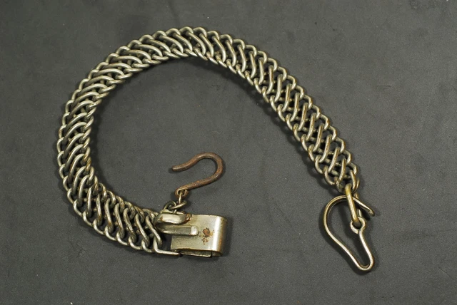 WW2 JAPANESE ARMY Officer Chain Hanger Gunto Military Sword Fitting ...