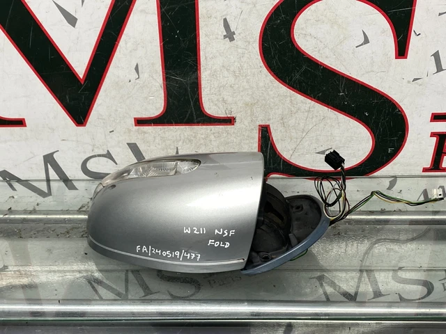 (AS) MERCEDES BENZ W211 E Class Front Wing Mirror Folding Left Side ...