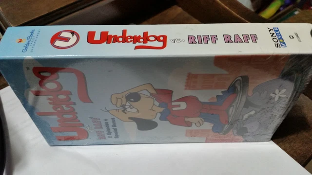 UNDERDOG VS. RIFF Raff-VHS-Animation-2 épisodes + bonus-Vidéo Sony EUR ...