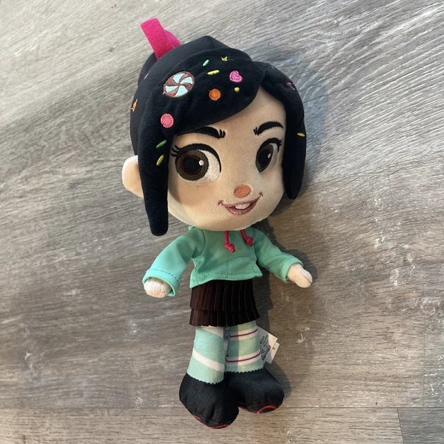 DISNEY STORE WRECK It Ralph Vanellope von Schweetz Plush Doll 14" Sugar ...