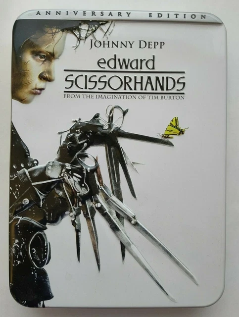EDWARD SCISSORHANDS (DVD, Widescreen Anniversary Edition) Johnny Depp £ ...
